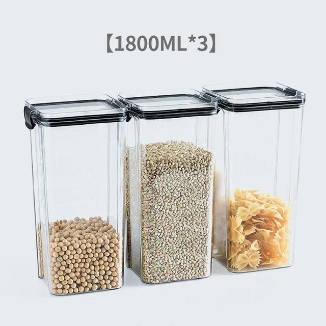BOCAUX DE CONSERVATION,H jars set--Seal Food Storage Kitchen Container ...