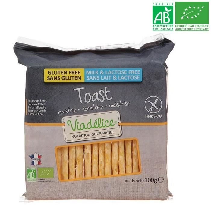 Toast mais riz bio - 100g - Cdiscount Au quotidien