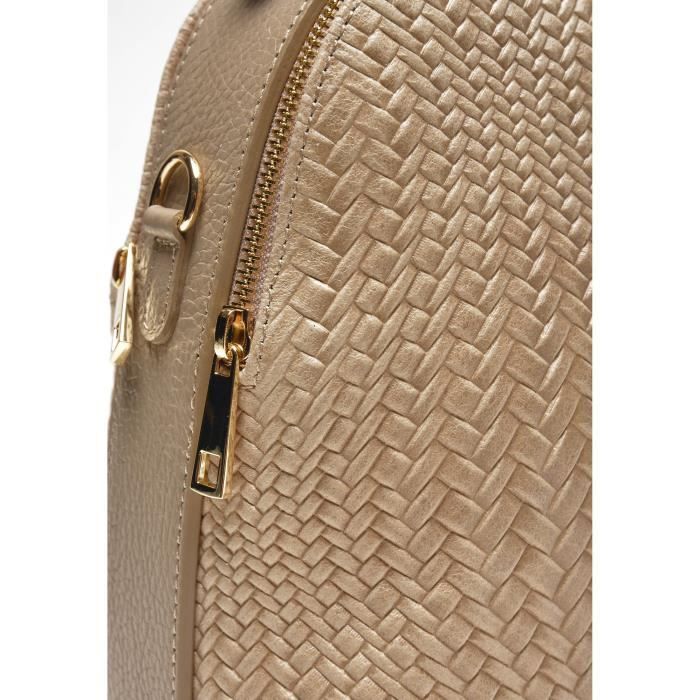 SS23 IR 8081 Sac à main Isabella Rhea Cuir de vache UNI Brun clair ...