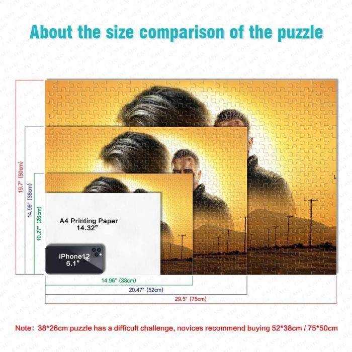 Puzzles 1000 Pièces Terminator T 800 Puzzle Adultes Et Enfants Puzzles ...