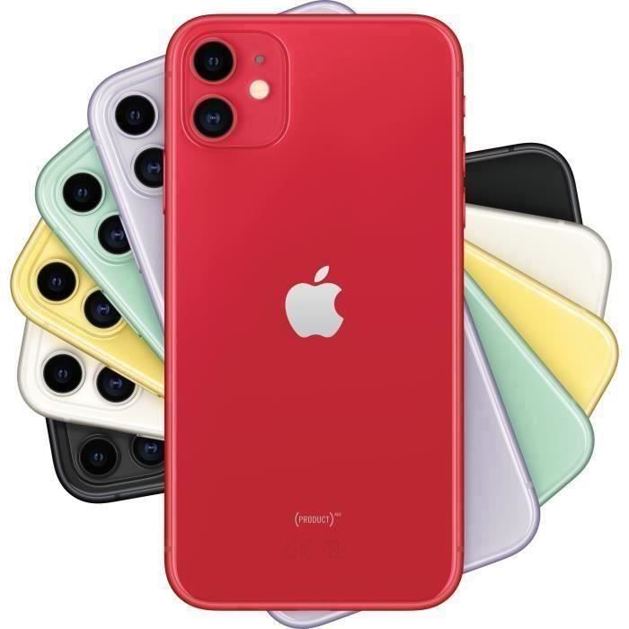 APPLE iPhone 11 256Go Rouge - Reconditionné - Etat correct - Cdiscount ...