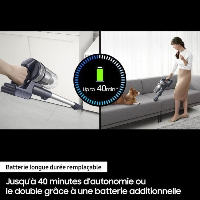 SAMSUNG VS15A6031R4 Jet 60 Turbo - Aspirateur Balai - 150 AW ...