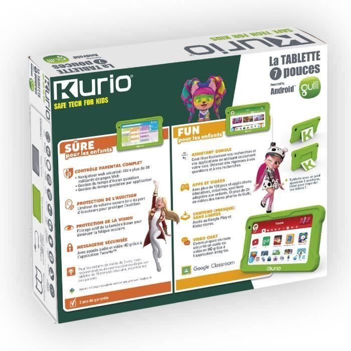 Tablette - Kurio - Gulli 7 pouces - Android 13 - Contrôle parental ...