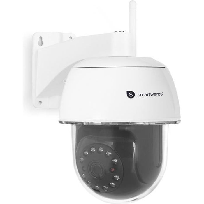 SMARTWARES Caméra de surveillance extérieur motorisée IP Full HD 1080P ...