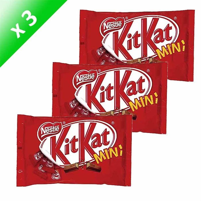NESTLE Mini Kit Kat 350g + 10% GRATUIT (x3) - Cdiscount Au quotidien