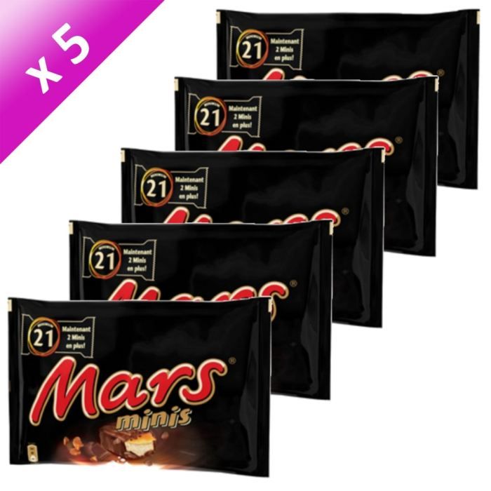 MARS Mini Sachets 400g (x5) - Cdiscount Au quotidien