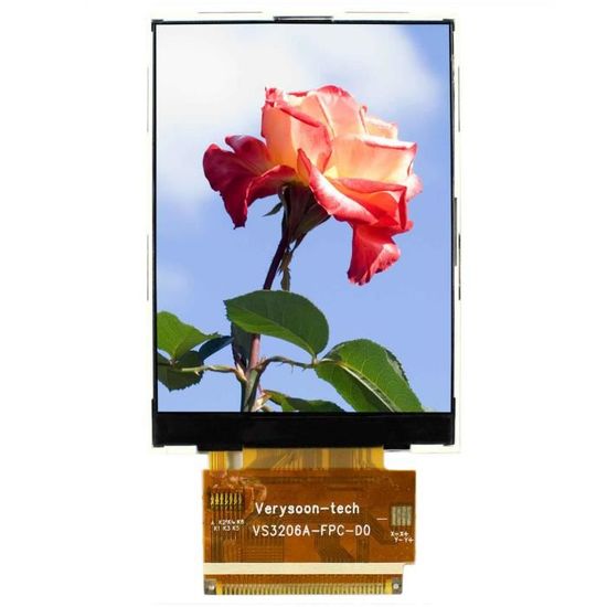 3.2inch MCU tft lcd with 240x320 resolution, 37pin fpc connector ...
