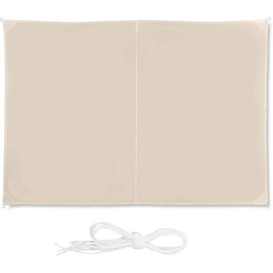 Voile d‘ombrage Rectangle diffuseur d‘Ombre Protection Soleil Jardin UV ...