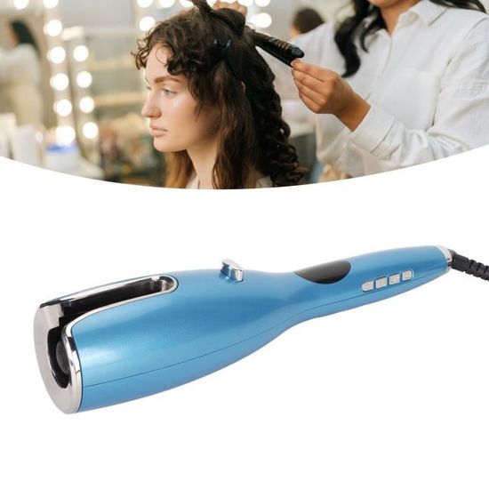 Drfeify fer à friser rotatif Fer à Friser AutomatiqueFil, Bigoudi Automatique, Rotation Gauche ...