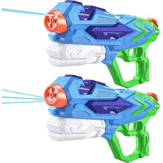 Pistolet a Eau, 2 Pack Pistolet a Eau Puissant Longue Portée de 8-10 ...