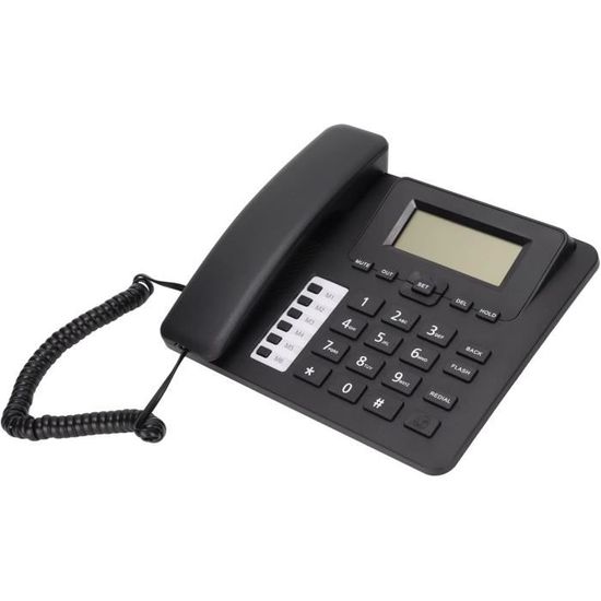 Téléphone filaire avec identification de l'appelant VBESTLIFE - Cdiscount Téléphonie