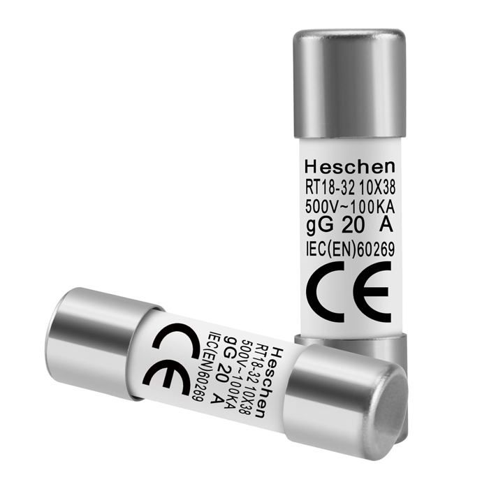 Heschen Lot de 20, fusibles cyliniques en céramique, RT18-32, (RO15) 10 ...