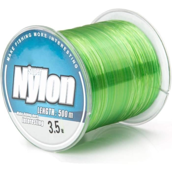 Pêche À La Ligne 500M Fil De Pêche En Nylon Cordon 2 22.5Lb Flottant ...