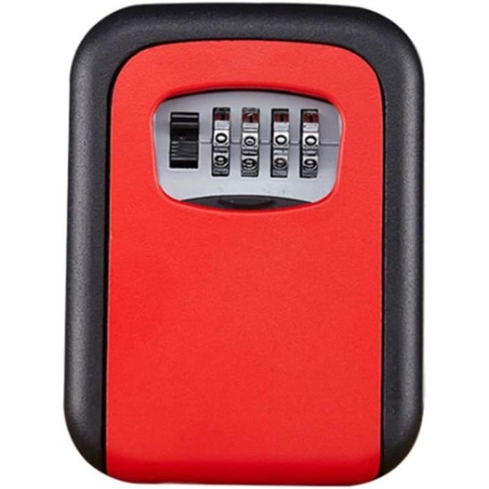 Boîte à clés en aluminium - Coffre-fort à clés avec code numérique et ...