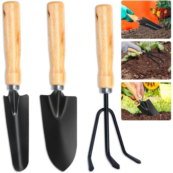 Kit d'Outils de Jardin - Ciseaux de Jardin - Ensemble de Pelle, Bêche ...