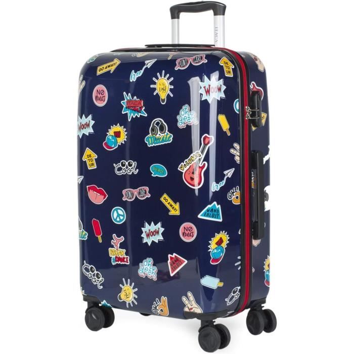 Valise Enfant Moyenne Fille-Garçon - Valise Soute Avion Rigide 4 ...