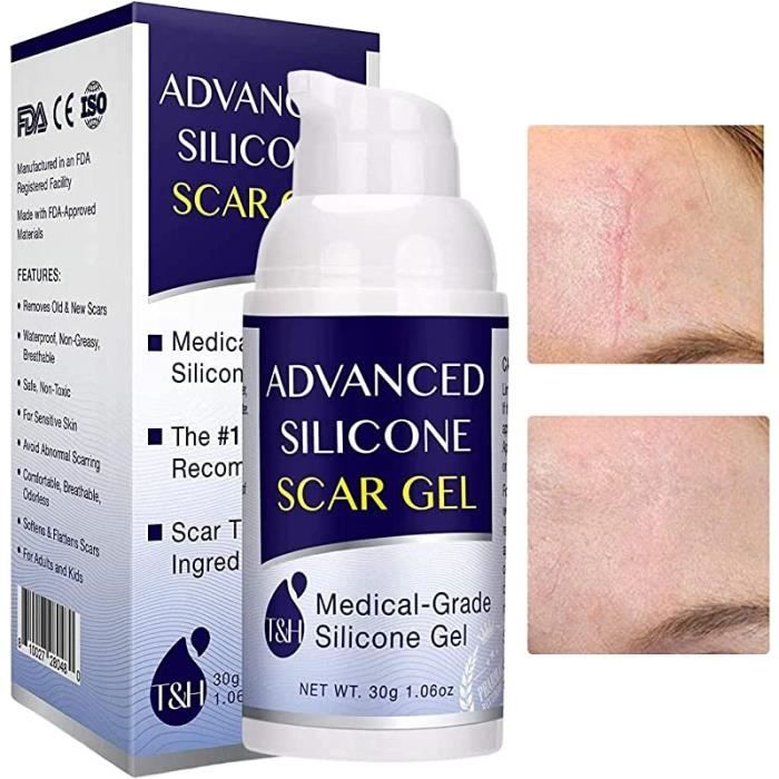 Gel de Cicatrice en Silicone,Gel cicatriciel pour Cicatrices,Réparation ...