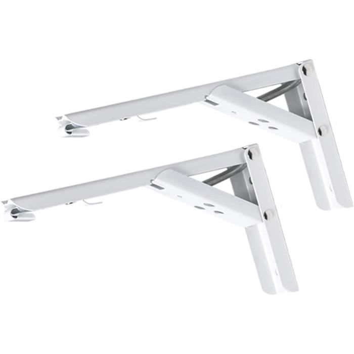 Lp Brackets 2 Pcs Supports D'Étagère Pliante -Equerre Etagere Murale ...