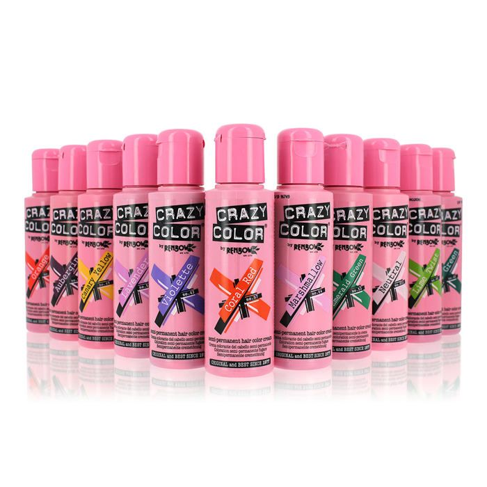Coloration semi-permanente - Renbow - Crazy Color - Noir - 100ml - Sans ...