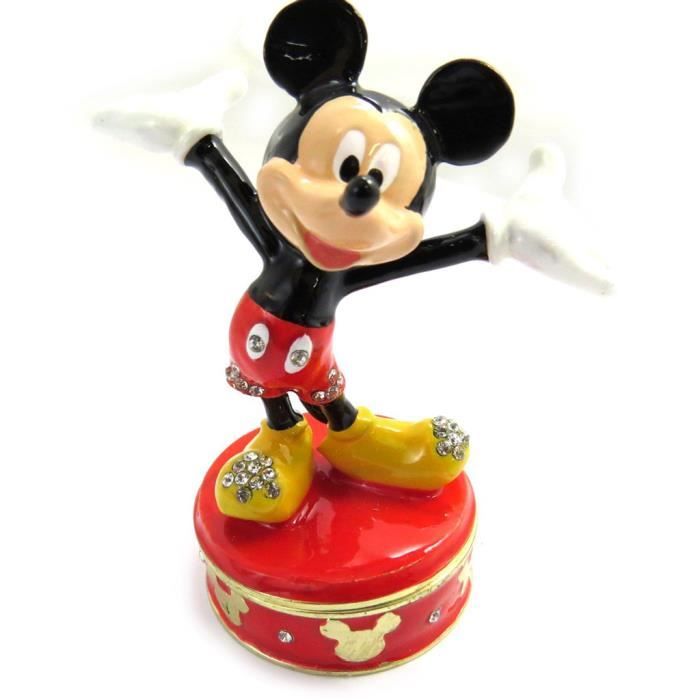 Disney [M3150] - Coffret à Bijoux "Mickey" rouge - Cdiscount Maison