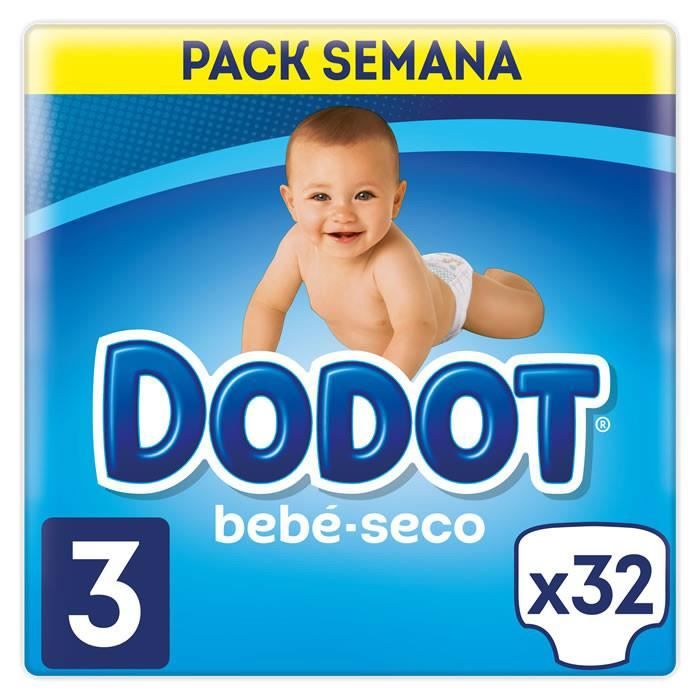 DODOT - Dodot Baby-Dry Diapers Size 3, 32 Diapers - Cdiscount ...