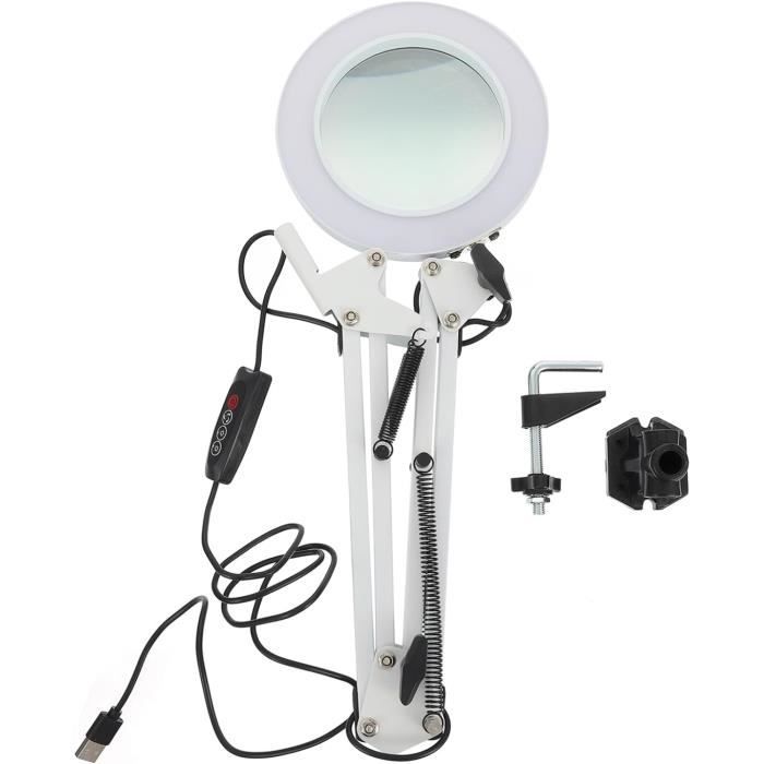1 Set Lampe De Bureau Lampe Loupe Lampe Loupe Lampe Avec Loupe Loupe Avec Lumière Lampe Loupe De ...
