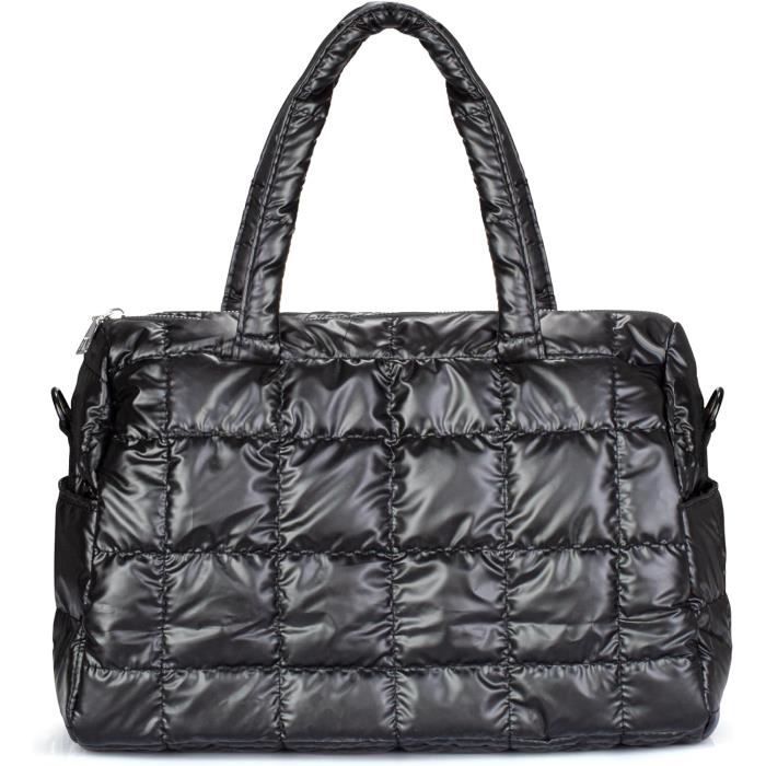 Sac Matelassé Avec Fermeture À Glissière Sac Femme Grande Capacité,Sac ...