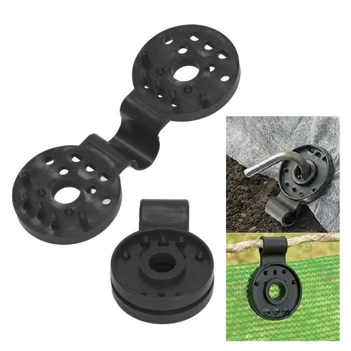 Clips en plastique pour toile d'ombrage 100 pièces Clips en plastique ...