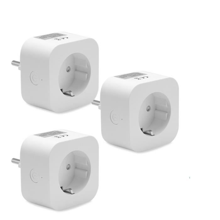Jiubiaz Prise intelligente Smart Connectée WIFI Compatible avec Alexa ...