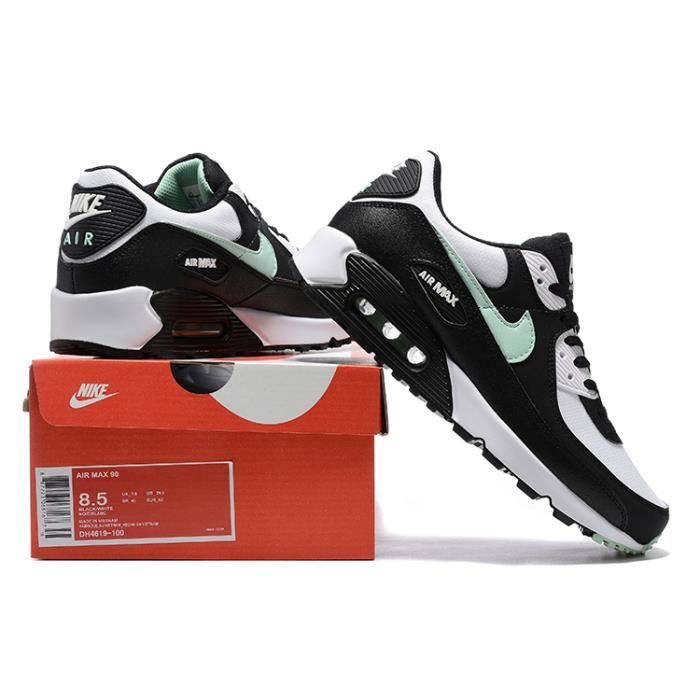 Basket nik.es Airs mmax 90 Rétro élégant Low gang mouvement Chaussures 8986-506 black green ...