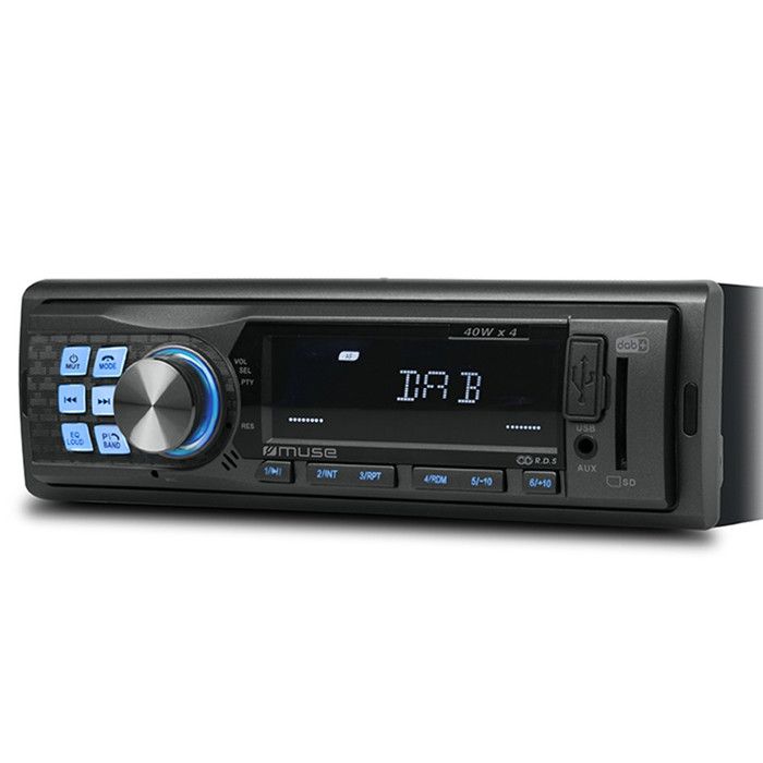 Autoradio Muse DAB 160 Watts - DAB+/FM RDS - USB, SD/MMC/ AUX 4 X 40 ...