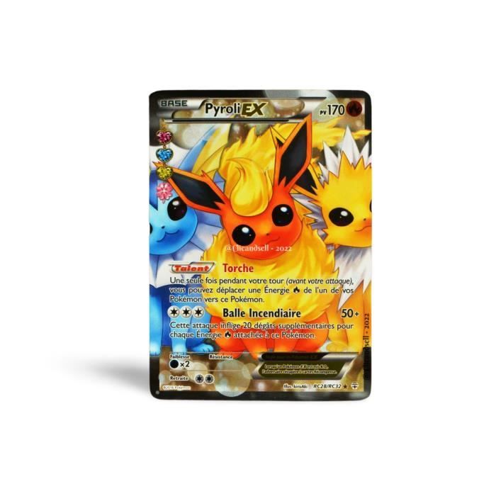 Carte Pokémon Pyroli EX 90 PV RC28-RC32 XY - Générations NEUF FR ...