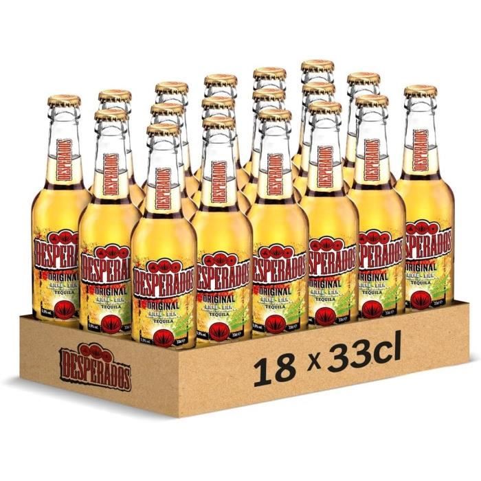 Desperados Original - Bière aromatisée Tequila 5.9° - bouteilles ...