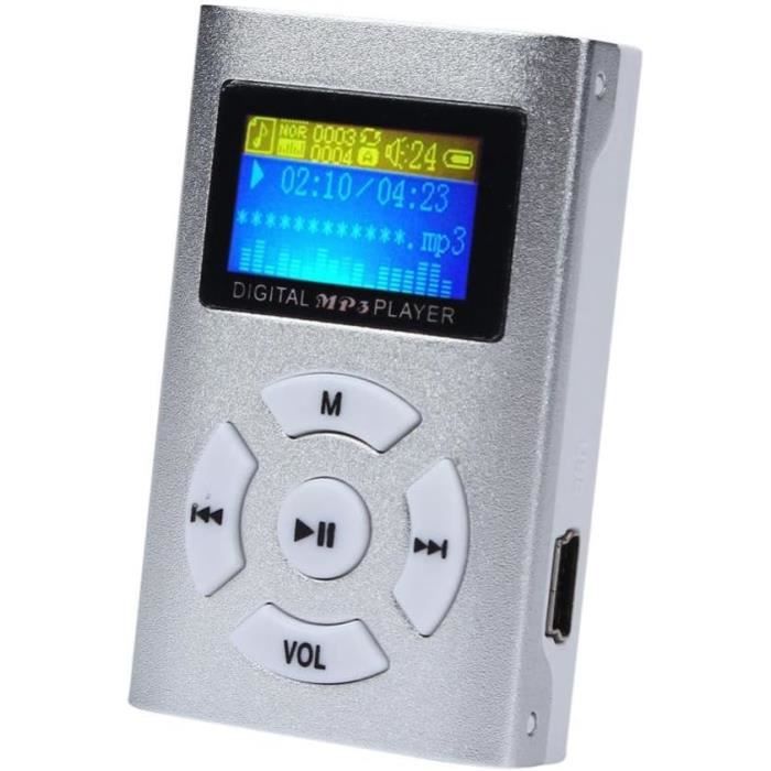 Letter USB Mini MP3 Player Support d'écran LCD Carte Micro SD TF 32 Go ...