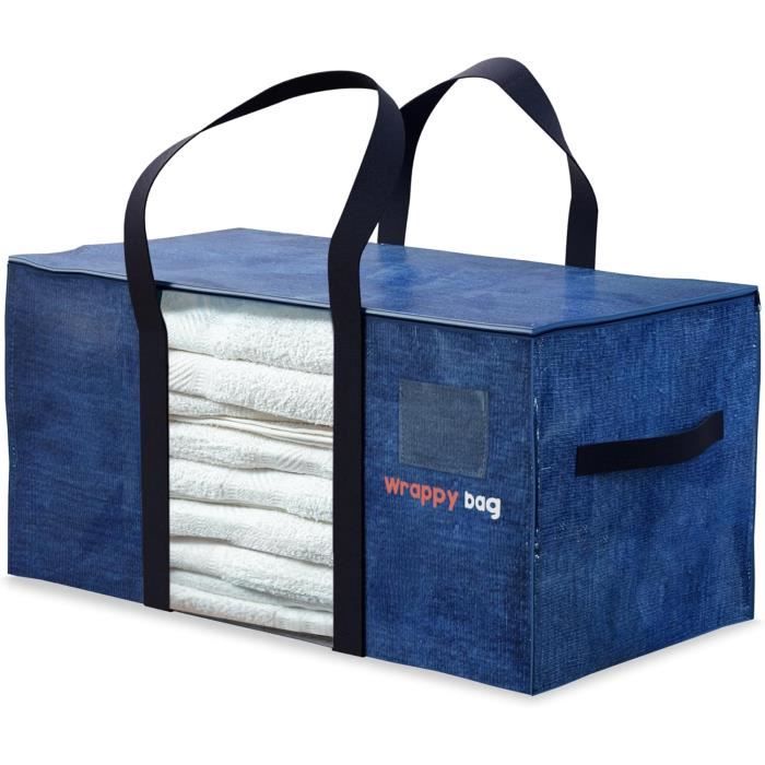 Wrappybag Lot de 8 Sacs de Rangement XXL - fenêtre Transparente – Sacs ...