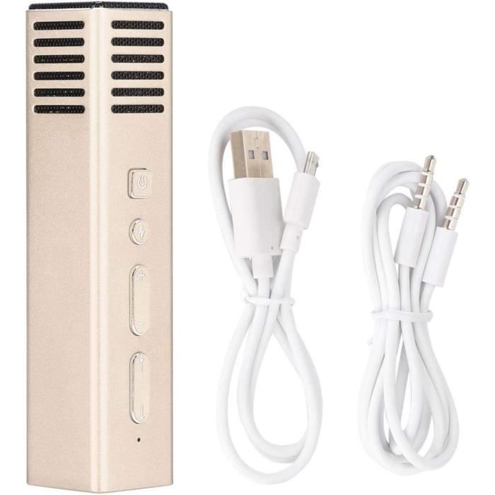 Mini Micro Portable À Changement De Voix, Karaoké Voix Podcasting Haute ...