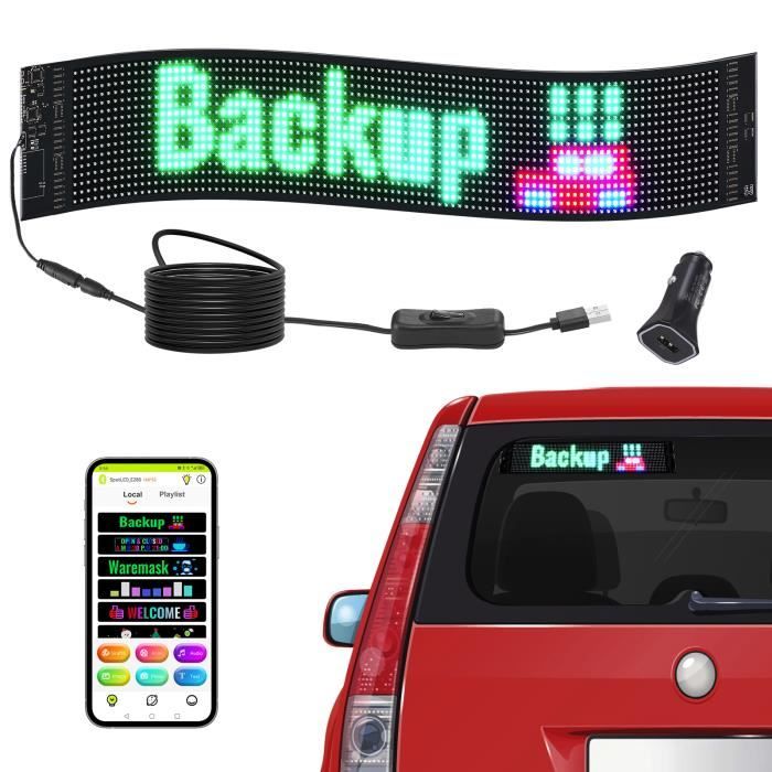Enseigne Lumineuse LED - VEVOR - Enseigne Lumineuse LED Programmable ...