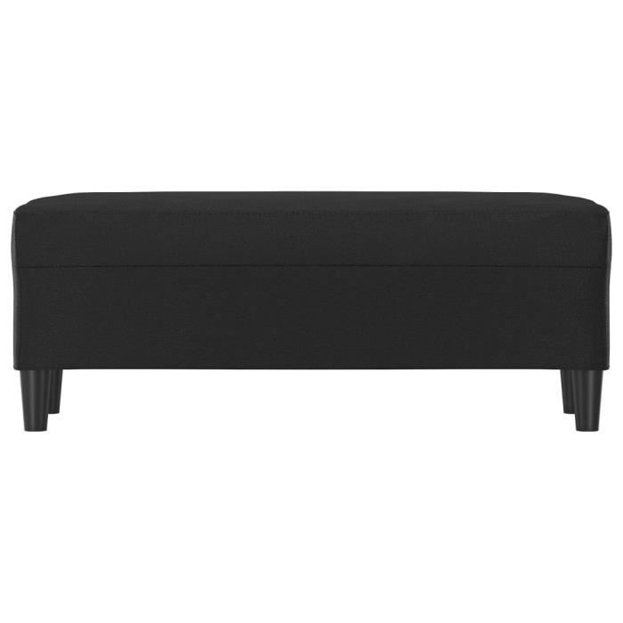 YOSOO Banc Noir 100x35x41 cm Similicuir AB349415 YS002 - Cdiscount Maison