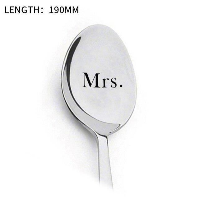 FOURCHETTE DE TABLE,Spoon-09--Fourchette gravée, meilleur cadeau pour ...