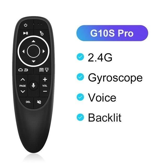 TELECOMMANDES,G10S Pro--Télécommande sans fil G10S G10 Air Mouse, avec ...