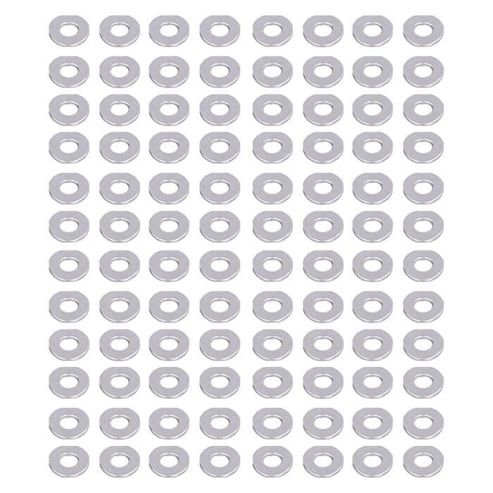 Kit d'assortiment de rondelles plates 150 pièces A2‑70 remplacement de ...