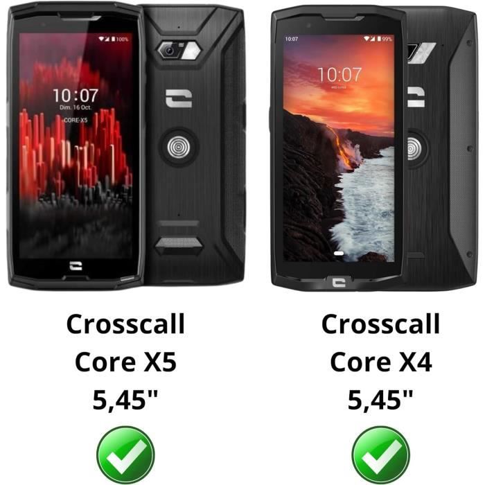Verre Trempé Pour Crosscall Core X4 - Core X5 [Pack 2] Film Vitre ...