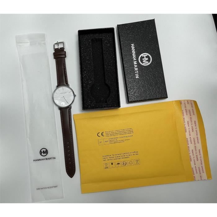 Montre pour Homme, Ananas Style Simple Analogique Affaires Quartz Cuir ...