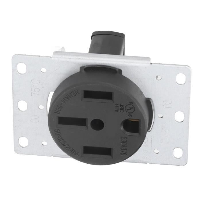 Zerone Prise américaine Prise industrielle NEMA 14-50R US Standard ...