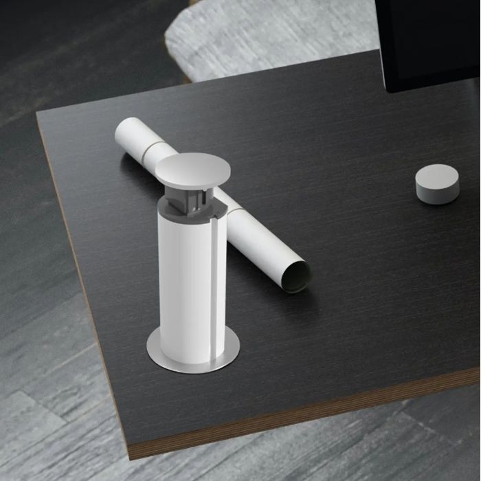 Multiprise rétractable, 3 prises, 1 USB A, 1 USB C, multiprise ...