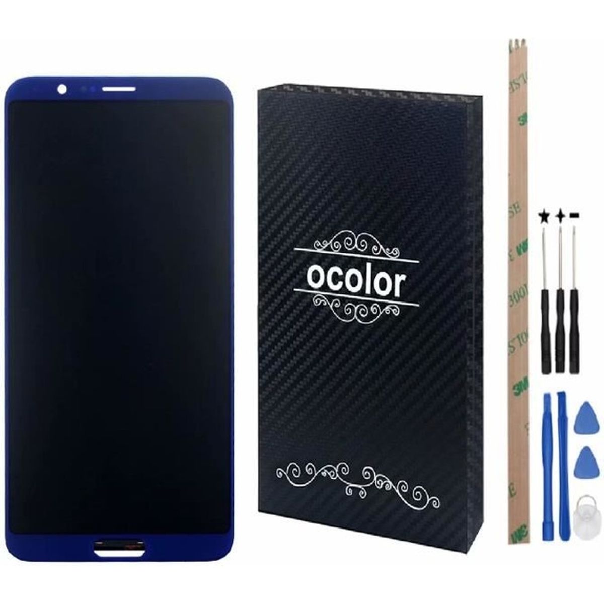 Ecran Tactile et LCD Pour Huawei honor v10/honor view 10/BKL-AL00 AL30 L09 Screen Bleu foncé ...