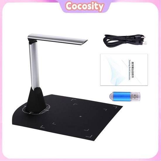 Caméra de Document 5MP, Caméra BK34 Scanner Portable USB pour le ...