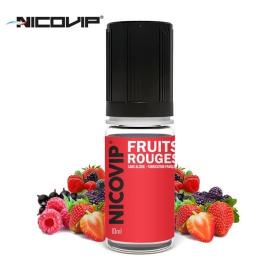 Pack 50 E-liquides Nicovip Fruits Rouges - 16mg - Cdiscount Au quotidien