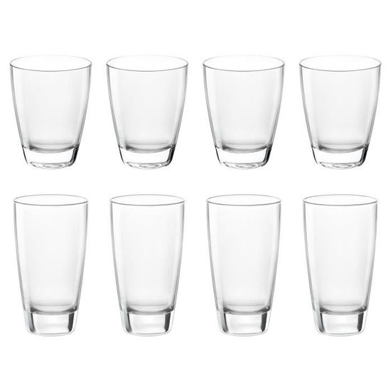 Bormioli Rocco Nadia Highball verres à cocktail et double Whisky ...