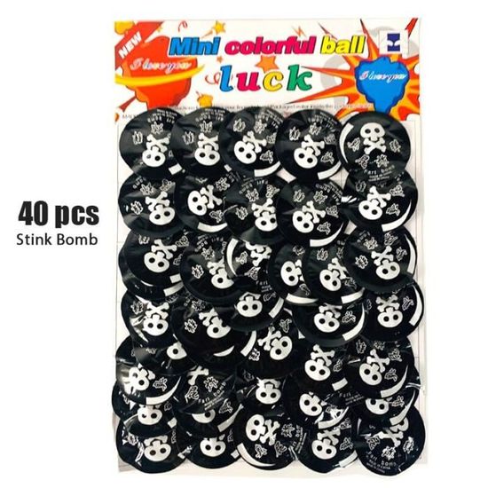 Gant De Bras CRAZE WU675 40pcs Funny Fart Bomb Bags Stink Bomb Smelly ...